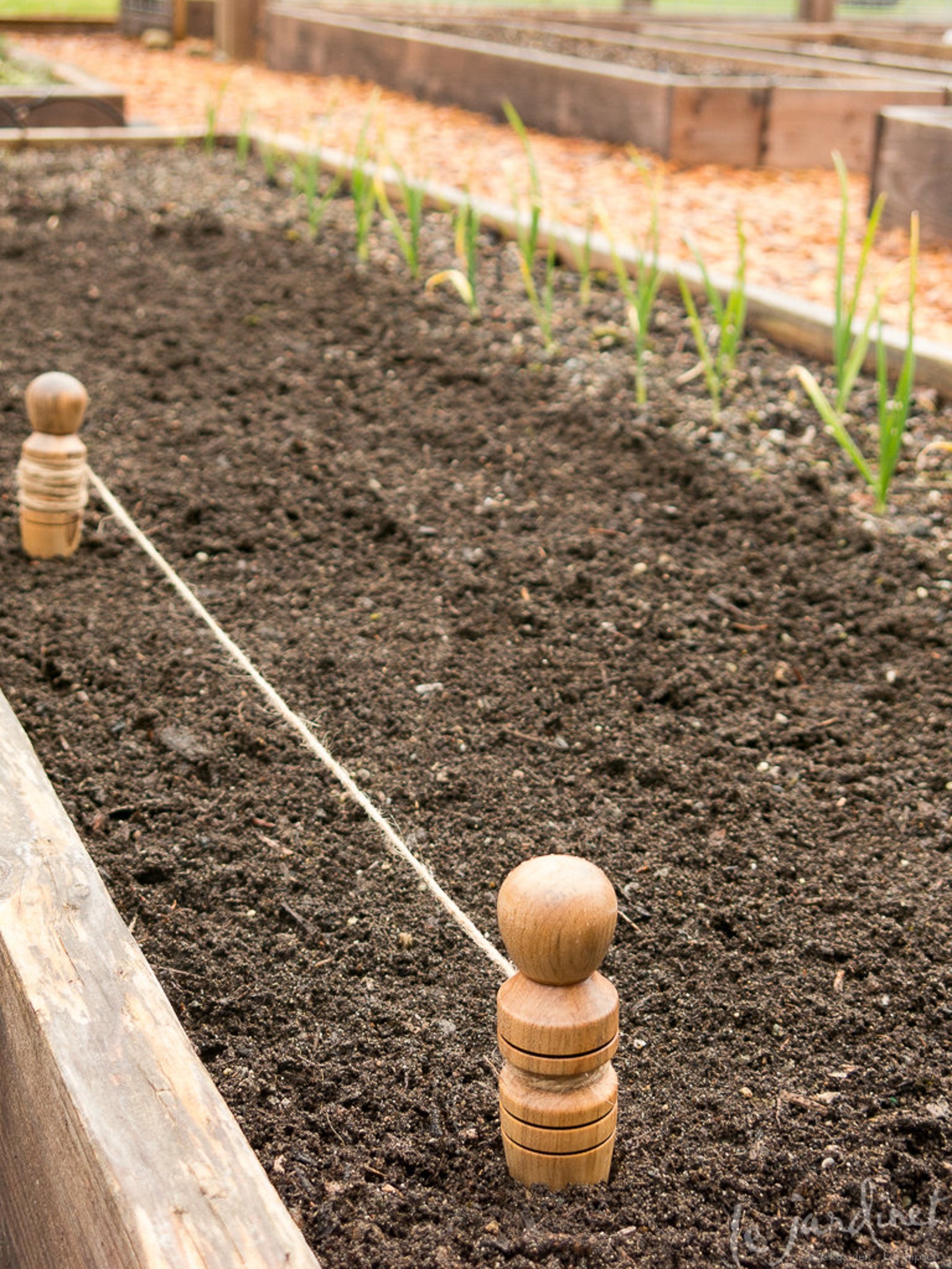 Hand-turned Garden Row Marker - Etsy