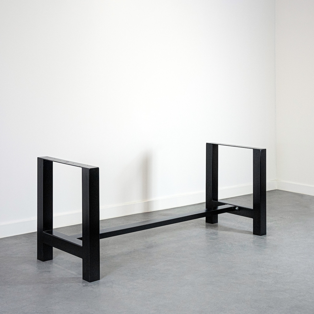 X2 H-shaped Table Legs Structure With Central Bar - Etsy