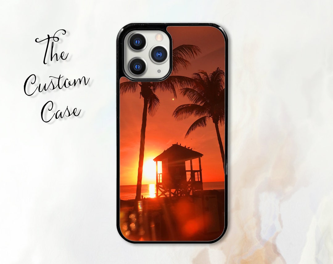 Beach Sunset Phone Case for iPhone 14 Pro Max, iPhone 11 12 13 Pro Max ...