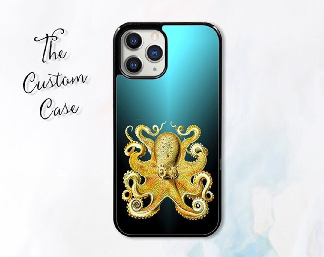 Octopus Phone Case, Vintage Octopus Phone Case, Steampunk Octopus Phone ...
