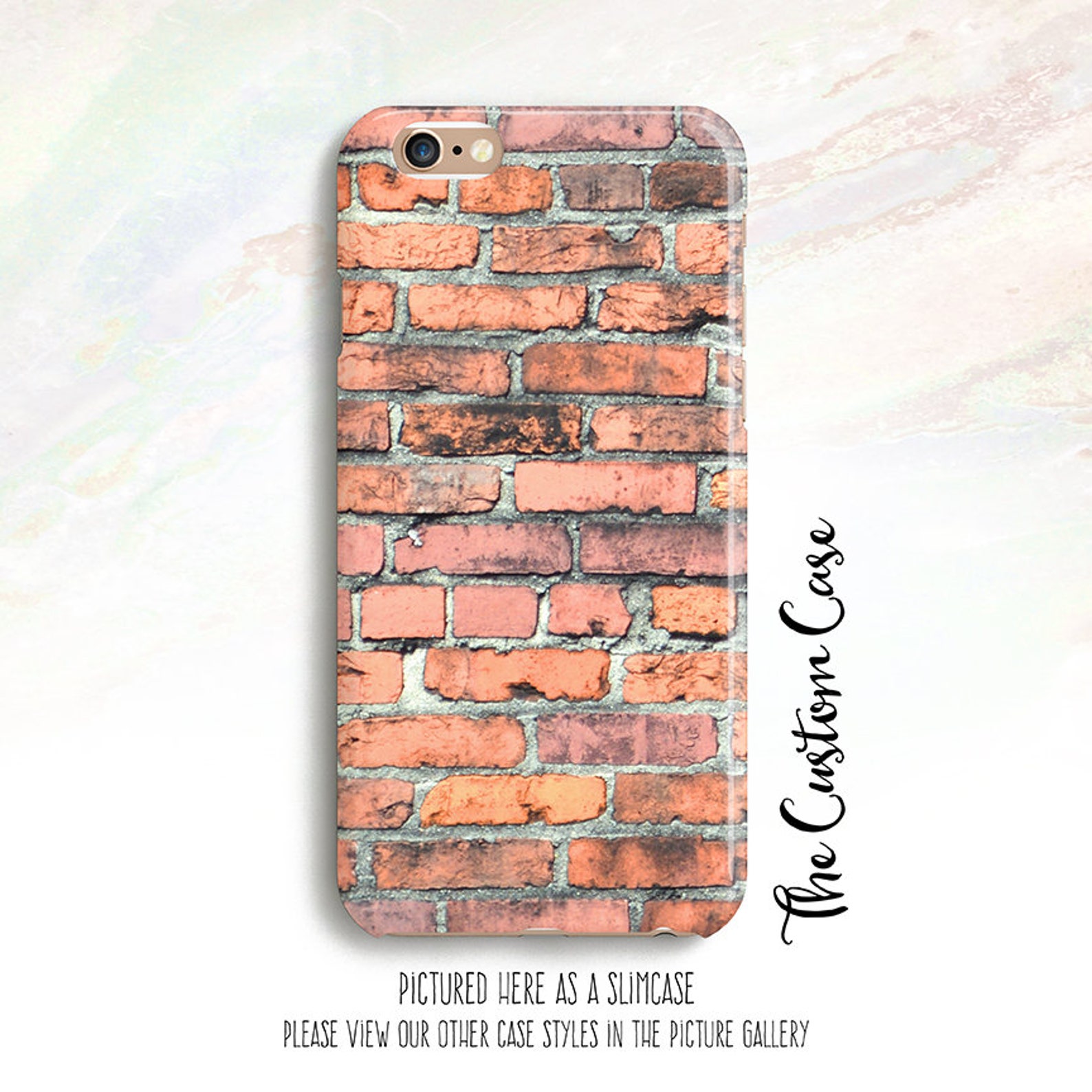 Brick Wall Phone Case Grunge Brick Phone Case Iphone 8 case | Etsy