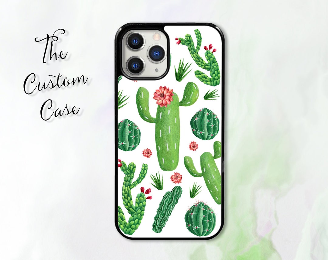 CACTUS Phone Case, Cute Cactus Phone Case, Green Cactus Case, Whimsical ...