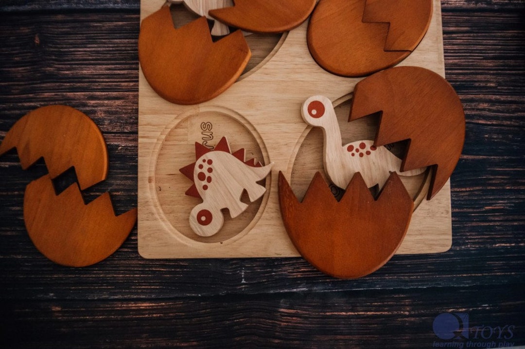 Dinosaur Hatching Puzzle - Etsy