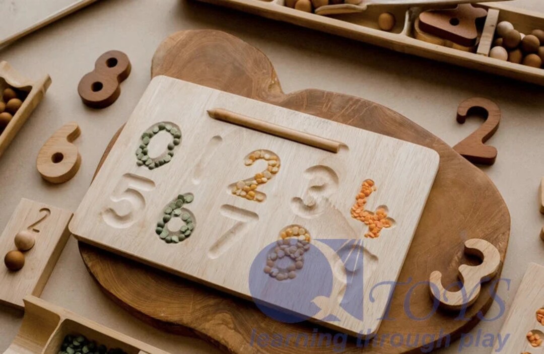 Number Tracing Board - Etsy