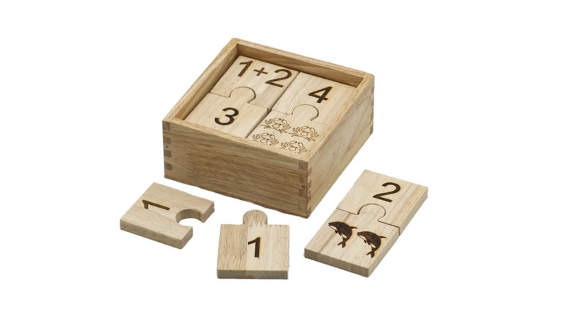 Number Jigsaw - Etsy