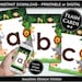 Jungle Alphabet Flash Cards Printable Abc Zoo a to Z Cards Instant ...