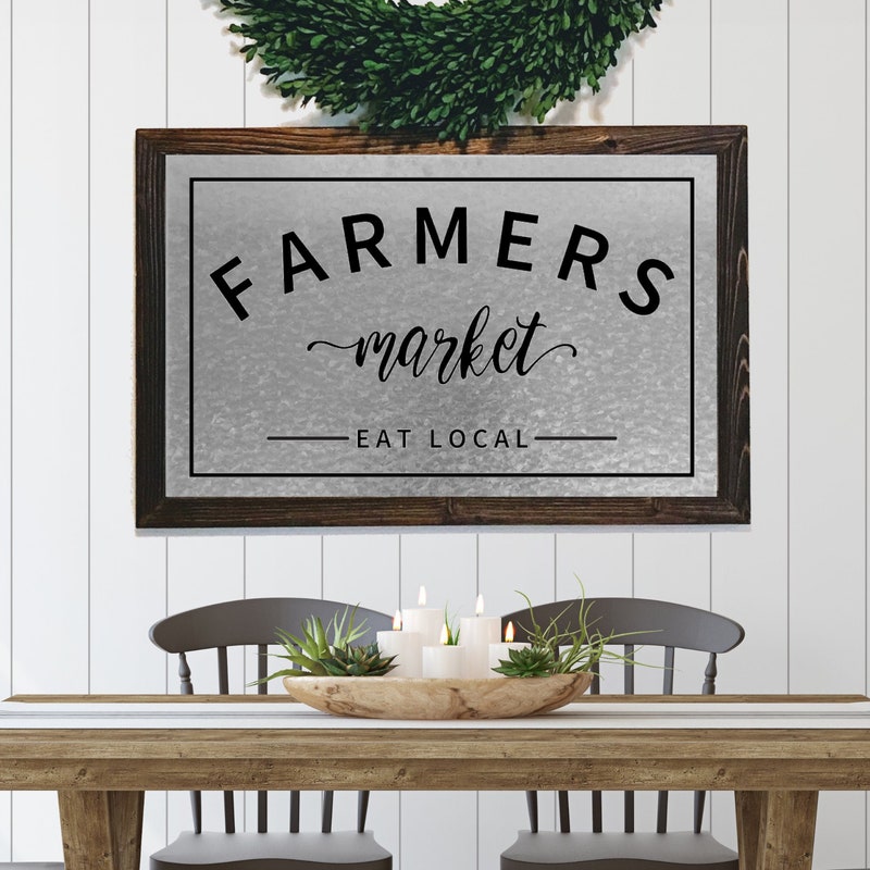 Farmer Market Sign Large - Etsy