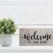 Welcome to Our Home Sign Galvanized Metal Sign Fixer Upper | Etsy