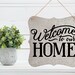 Welcome Home Sign, Galvanized Metal Sign, Fixer Upper Style Sign ...