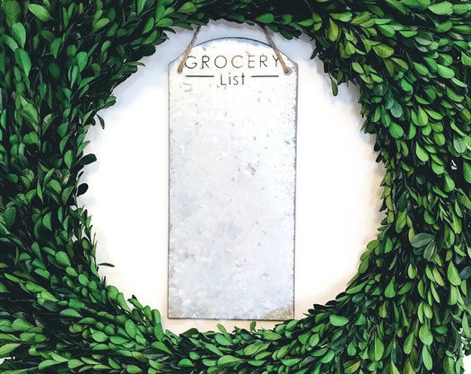 Grocery List Grocery List Sign Grocery List Holder Grocery - Etsy