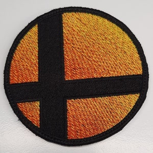 Super Smash Brothers Logo Super Mario Embroidered Patch - Etsy