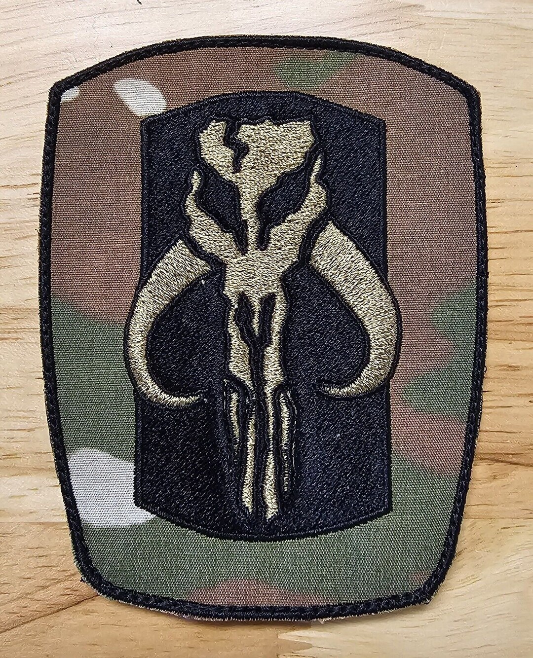 Mandalorian Mythosaur Signet Shoulder Armor Patch Multicam OCP Camo 4x3 ...