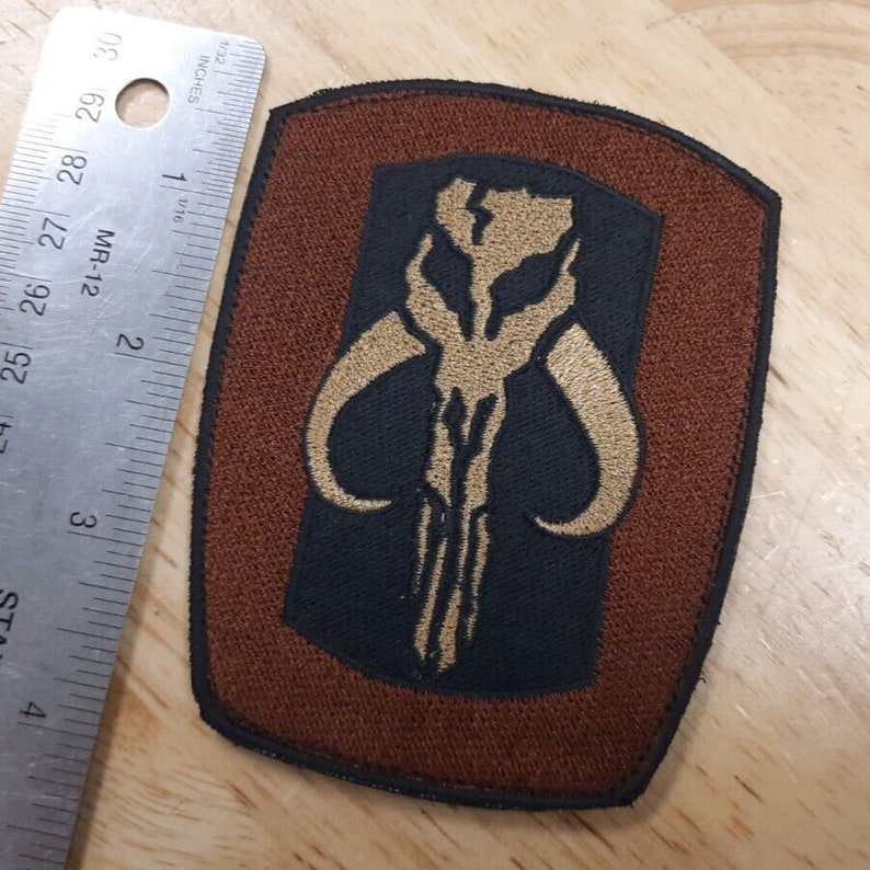 Mandalorian Mythosaur Signet Shoulder Armor Patch OCP Multicam Camo 4x3 ...