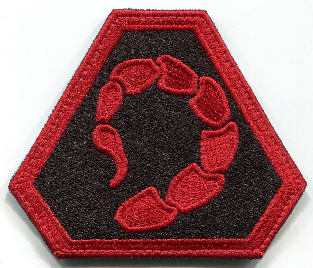 C&C NOD Scorpion Emblem Patch Left Shoulder Reverse Color Command ...