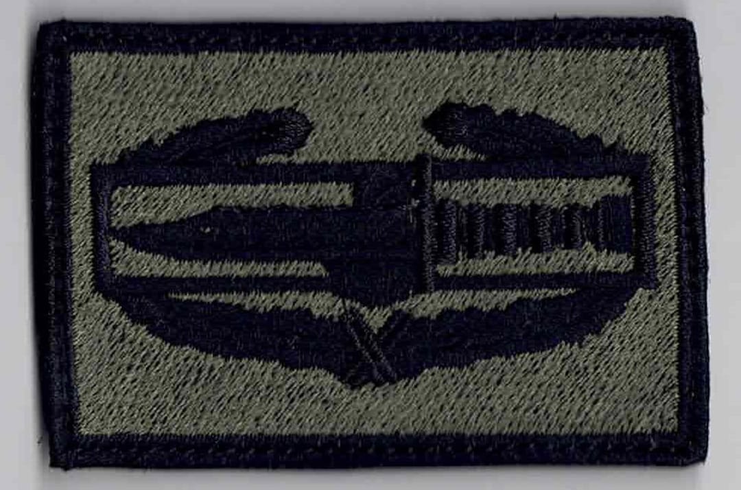 Military Combat Action Badge Patch 3x2 Inch Black Embroidered - Etsy