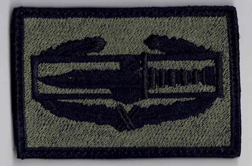 Military Combat Action Badge Patch 3x2 Inch Black Embroidered - Etsy