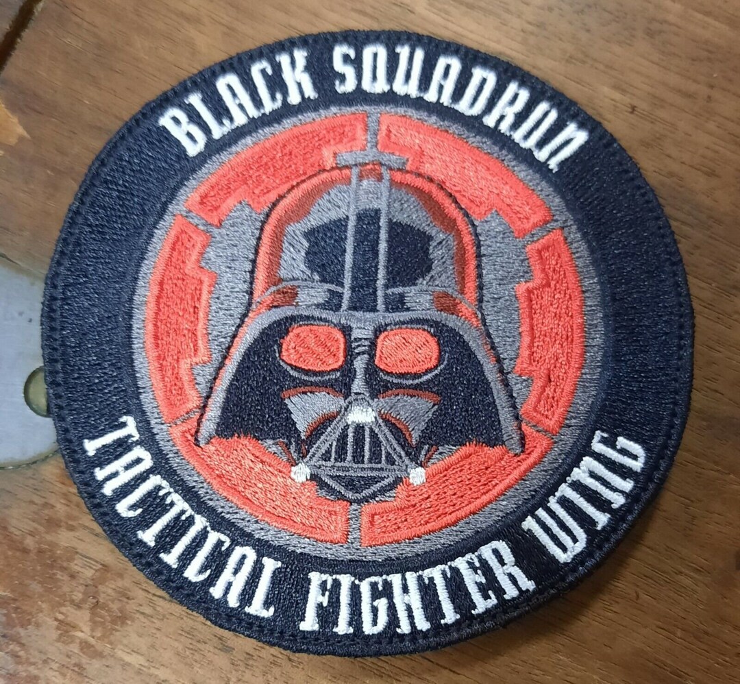 Black Squadron Tactical TIE Fighter Wing Darth Vader 3.9 Inch ...