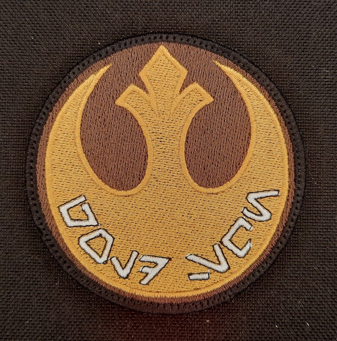Star Wars Rebel Alliance Symbol Emblem Patch Gold Squadron Aurebesh - Etsy