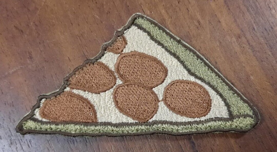 Pizza Slice Patch Scorpion OCP Multicam Subdued Fully Embroidered - Etsy