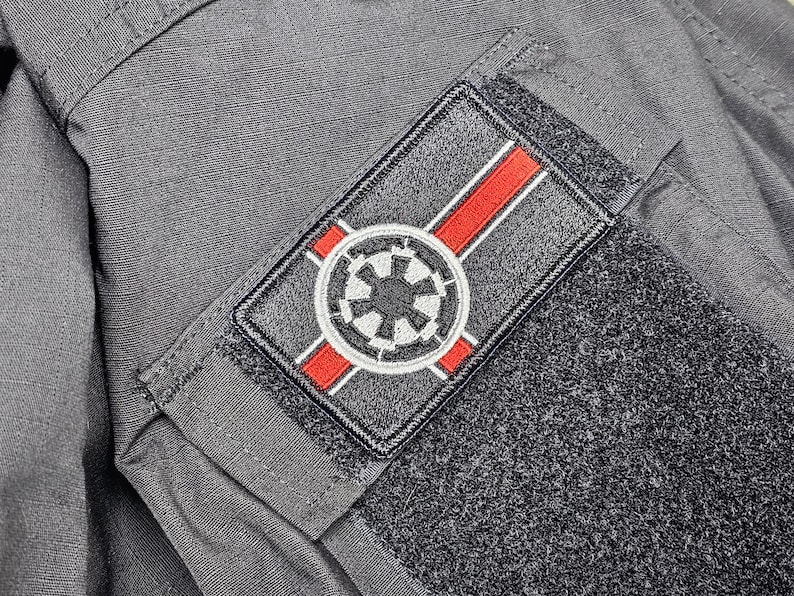 Imperial Navy Naval Jack Galactic Empire Star Wars Flag Patch ...