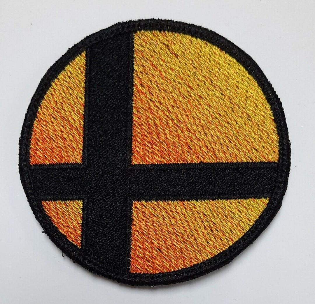 Super Smash Brothers Logo Super Mario Embroidered Patch - Etsy