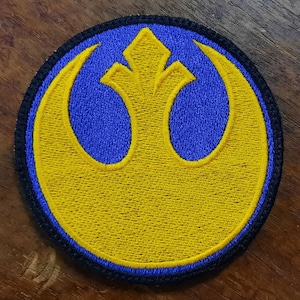 Star Wars Rebel Alliance Symbol Emblem Patch Blue Yellow - Etsy