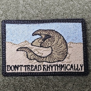 Dune Don't Tread Rhythmically Desert Worm Flag Patch - Etsy