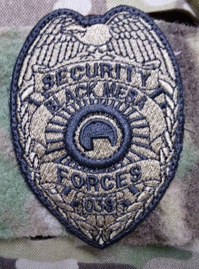 Black Mesa Security Forces Embroidered Badge Patch Half Life - Etsy