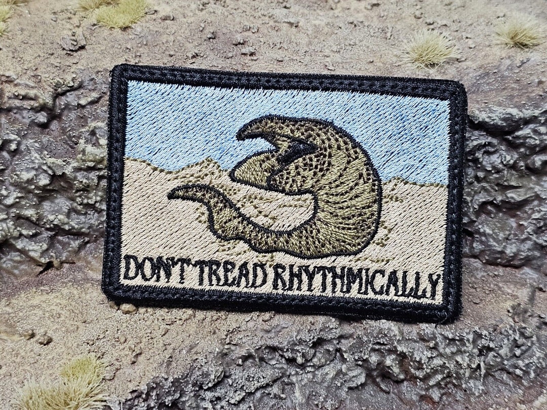 Dune Don't Tread Rhythmically Desert Worm Flag Patch - Etsy