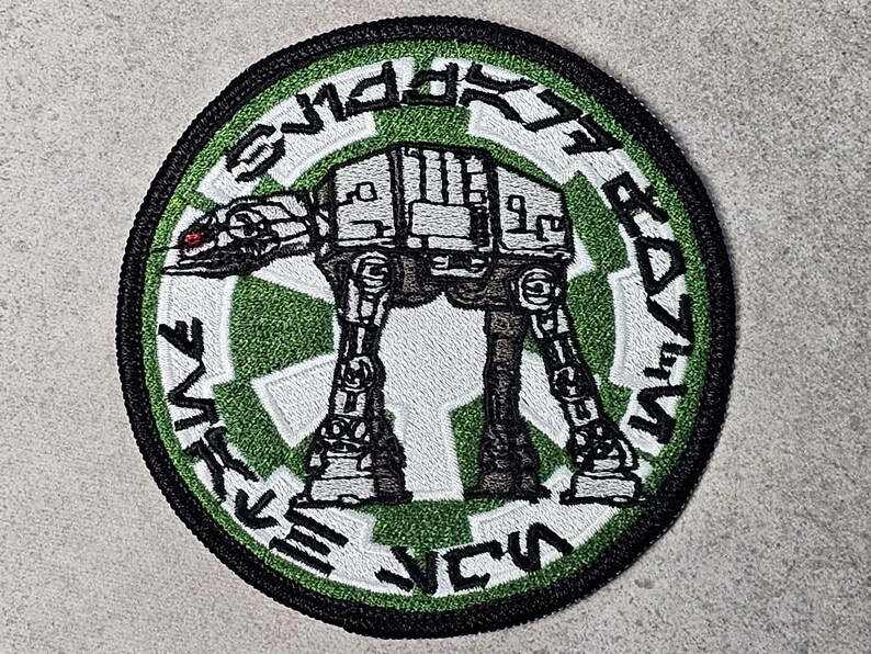 Imperial Death Squadron Blizzard Force AT-AT Walker 4" Diameter ...