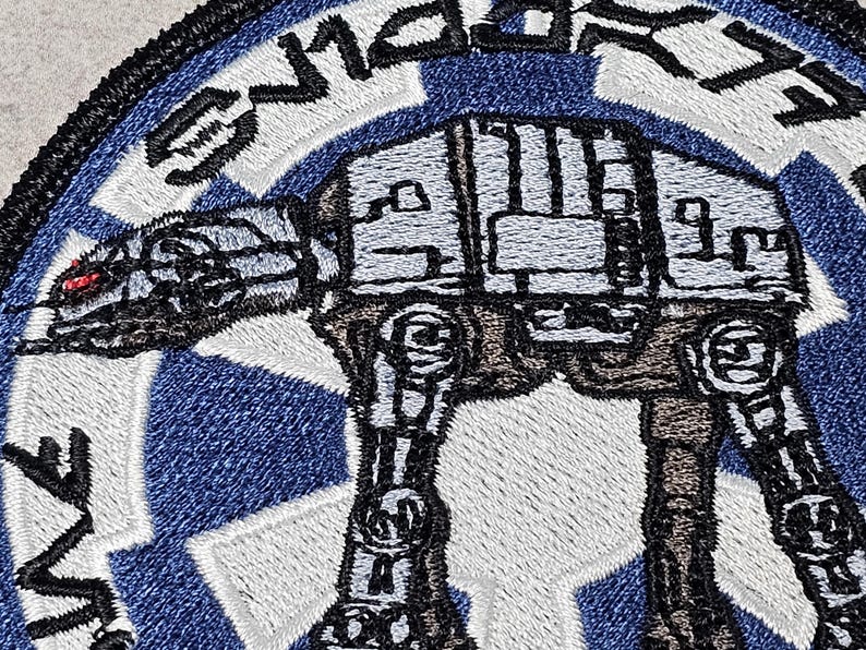 Imperial Death Squadron Blizzard Force AT-AT Walker 4" Diameter ...
