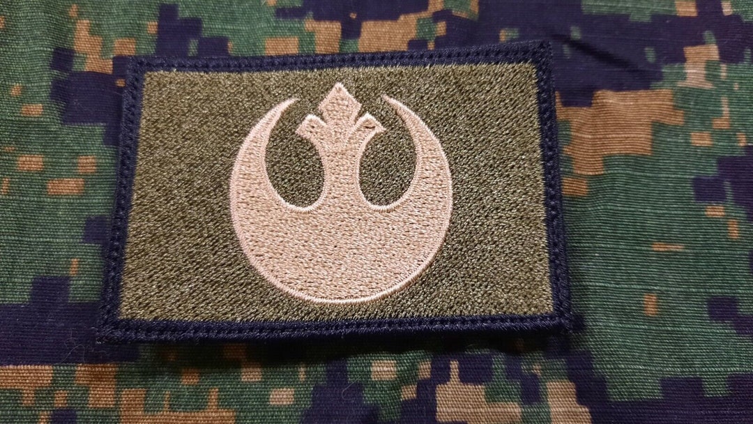 Star Wars Rebel Alliance Symbol Flag Hat Patch 3x2 Inch Embroidered - Etsy