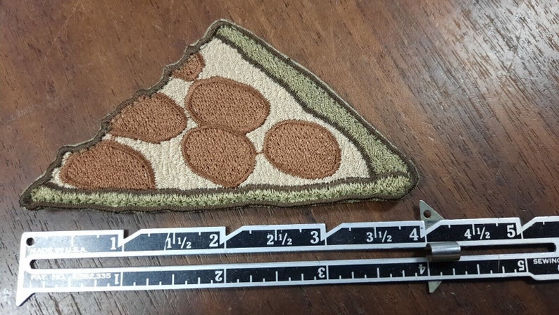 Pizza Slice Patch Scorpion OCP Multicam Subdued Fully Embroidered - Etsy