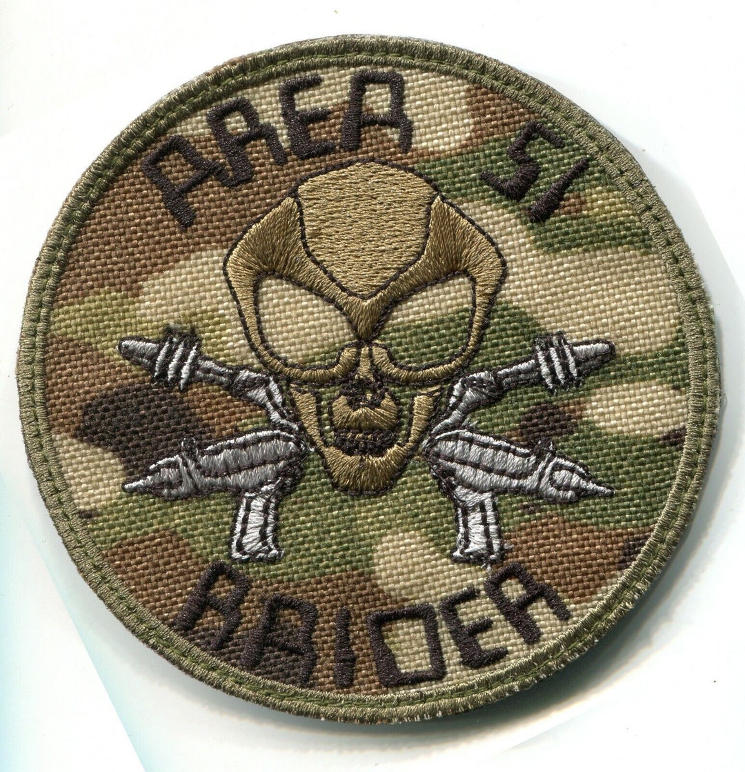 Area 51 Raid Raider Meme Alien Multicam OCP Embroidered Patch 3.5 - Etsy