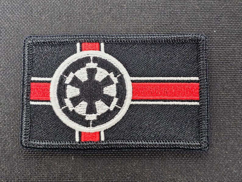 Imperial Navy Naval Jack Galactic Empire Star Wars Flag Patch ...