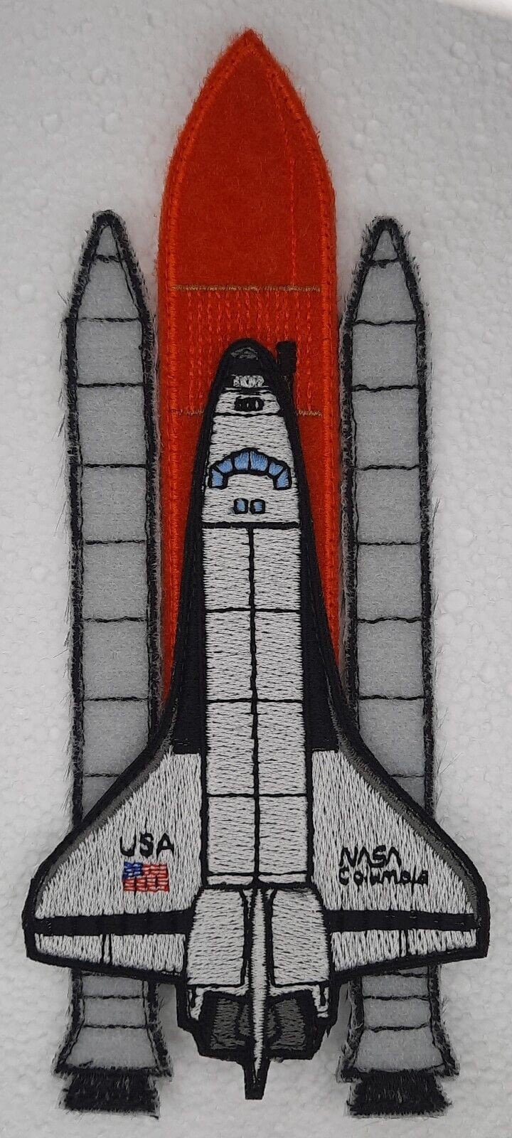 NASA Space Shuttle Orbiter W Fuel Tank & Booster Stack STS Patch ...