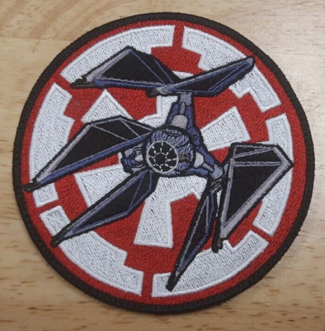 TIE Defender Imperial Squadron Cog Shield Embroidered Star Wars Patch TIE/D NT - Etsy