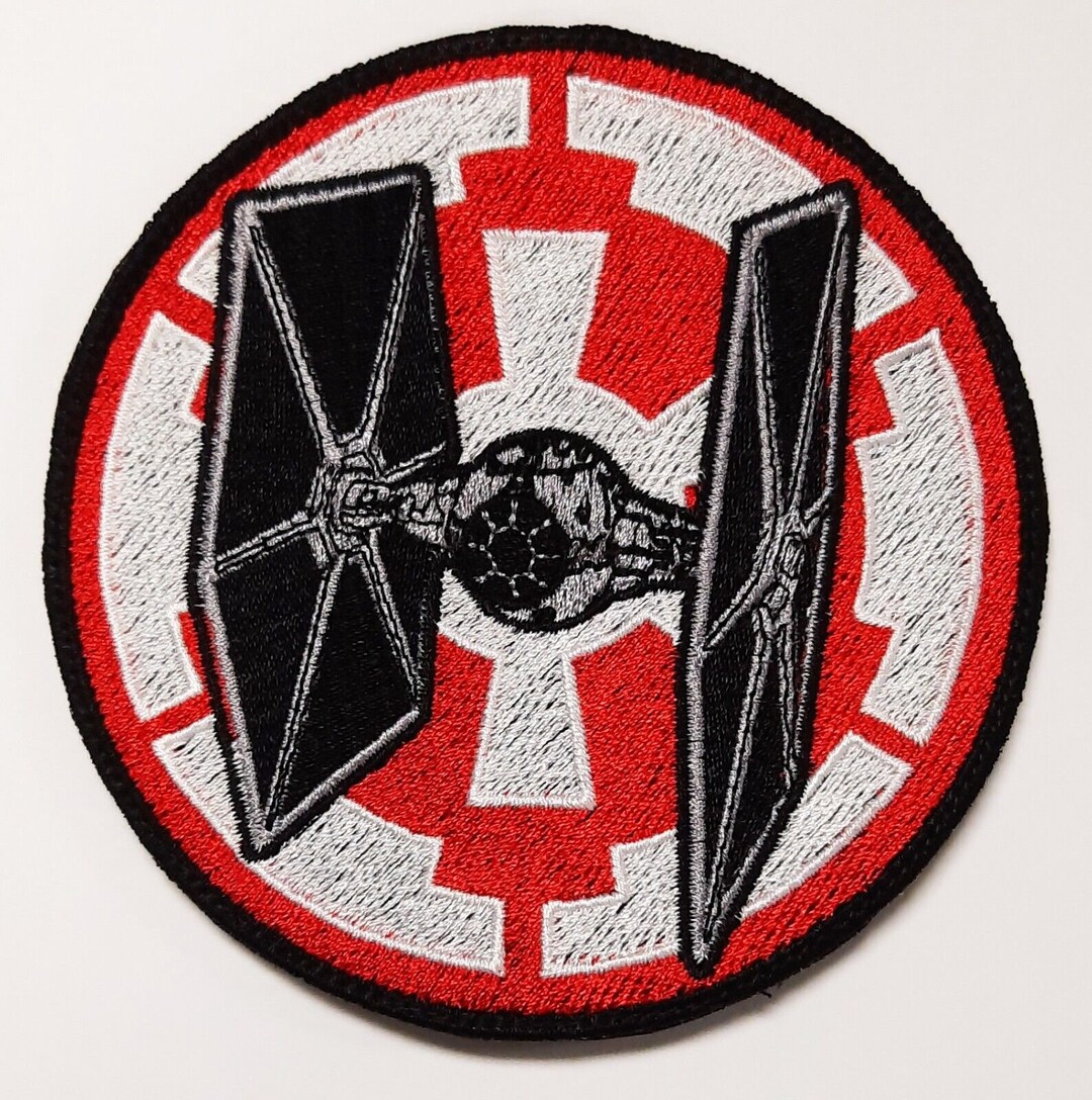 TIE Fighter Imperial Squadron Embroidered Star Wars Patch Tie/ln NT - Etsy