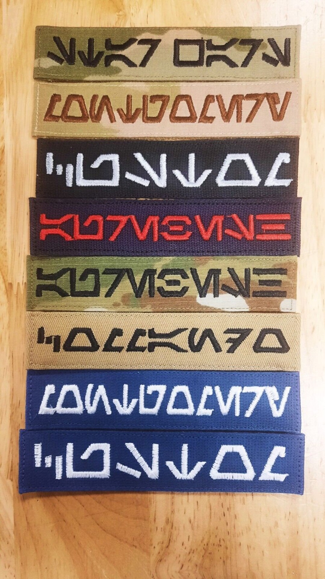 Custom Aurebesh Star Wars Basic Name Tapes Sew on Only - Etsy