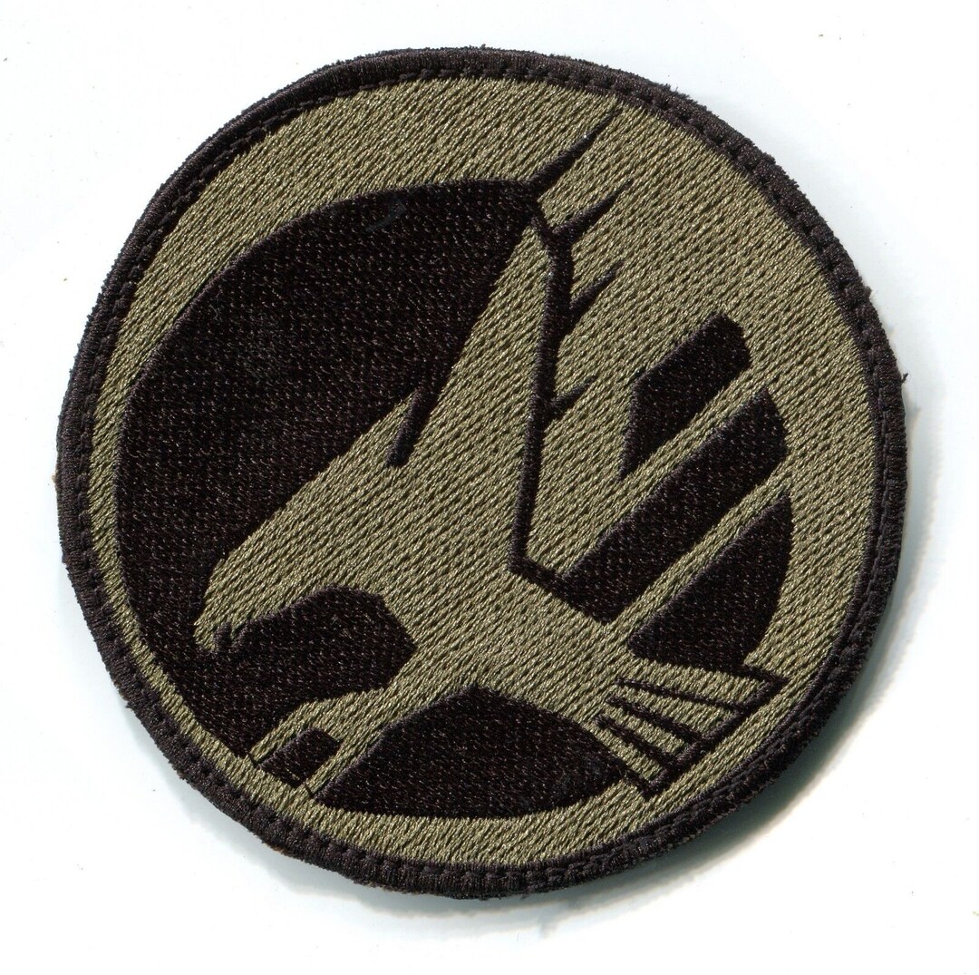 C&C GDI Eagle Patch Woodland Camo Left Shoulder Black Border Command ...