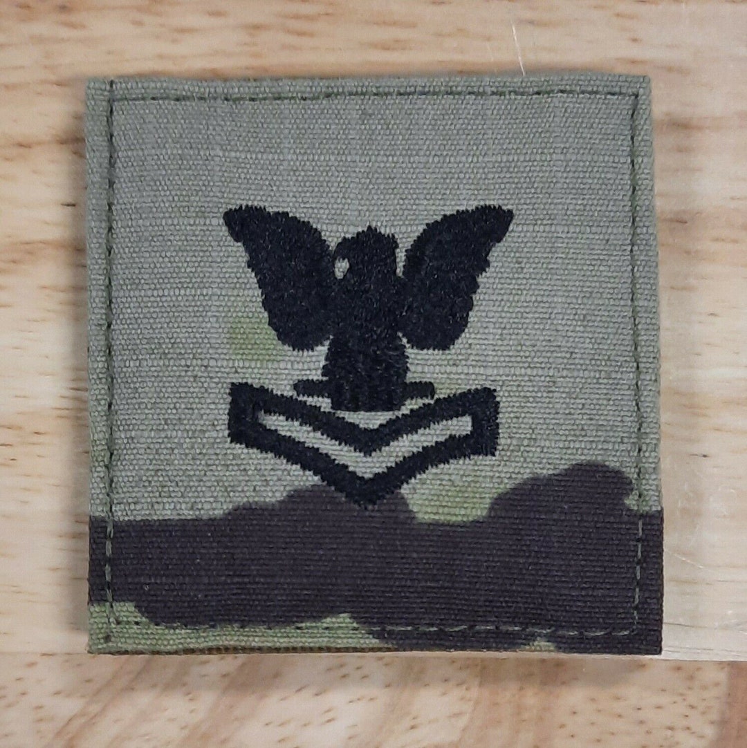 US Navy OCP Multicam Rank Petty Officer Second Class Uniform Ready ...