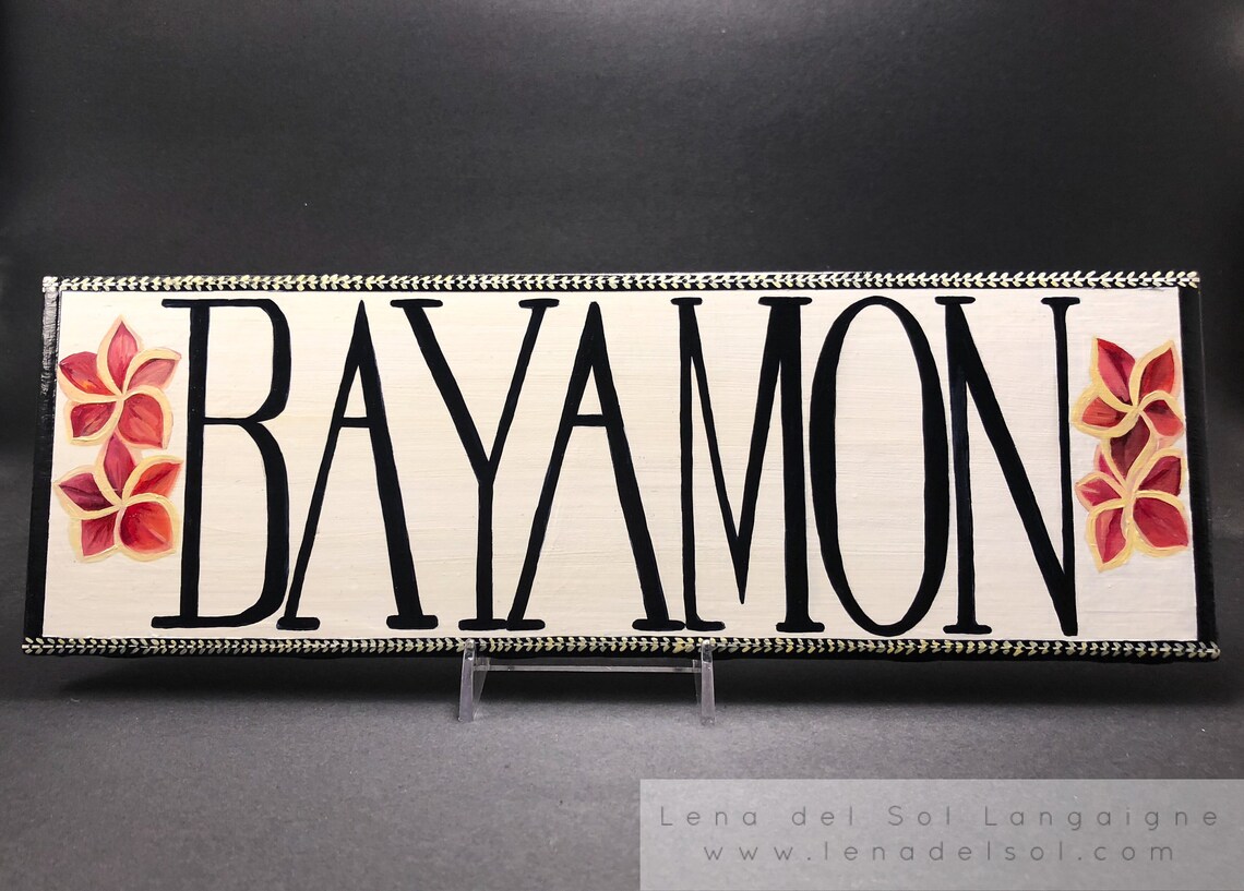 Custom Sign Puerto Rico Ceramic Sign Puerto Rican Art - Etsy