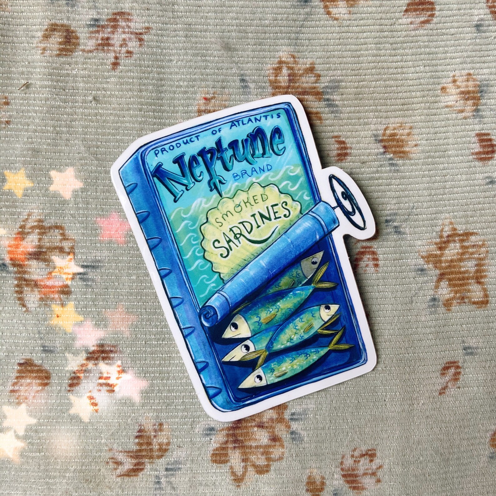 Neptune Brand Sardines in a Can Silly Vintage Retro Fish Food | Etsy