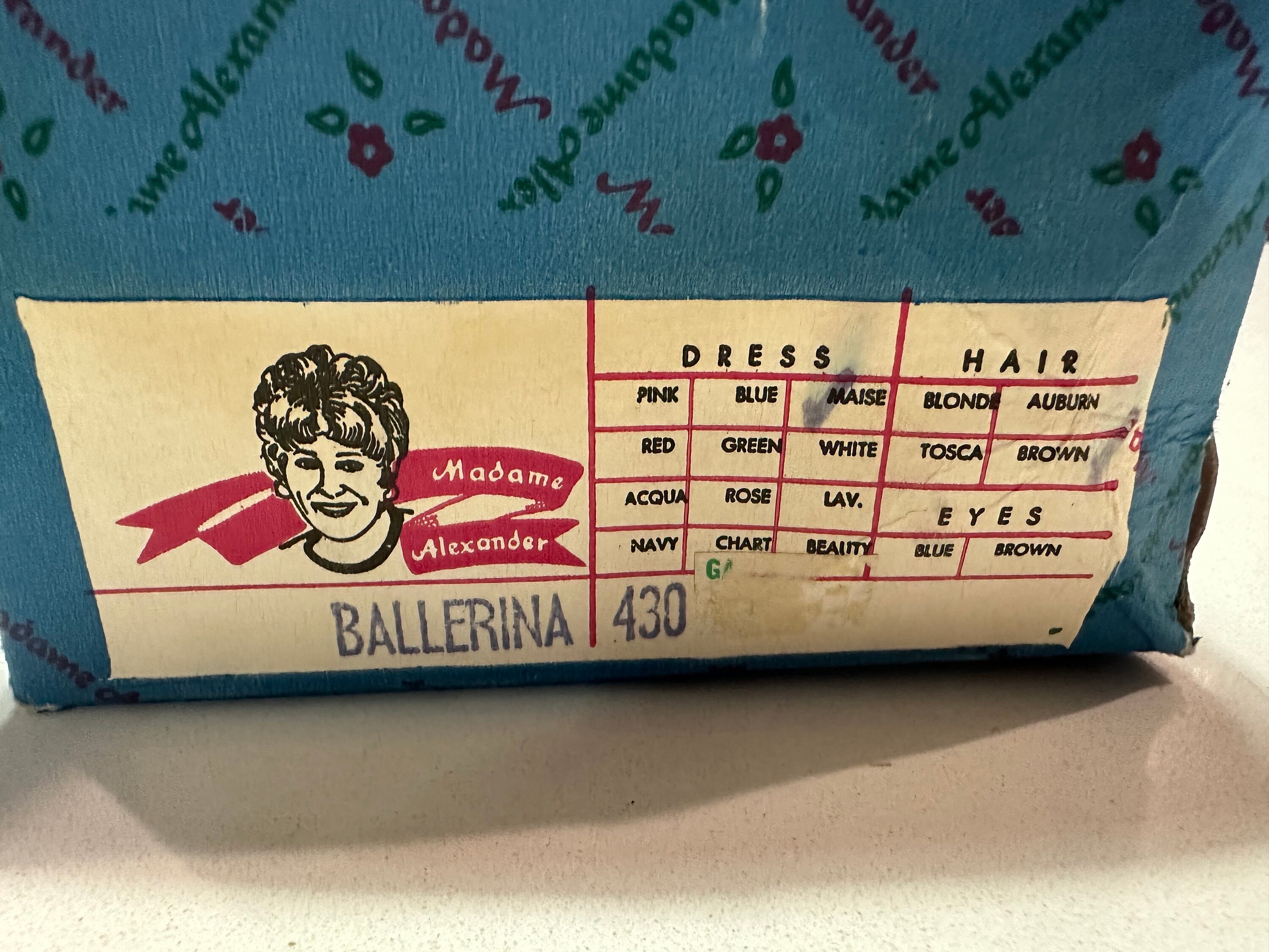 Blue Ballerina 430 RARE 1970s Madame Alexander Doll - Etsy