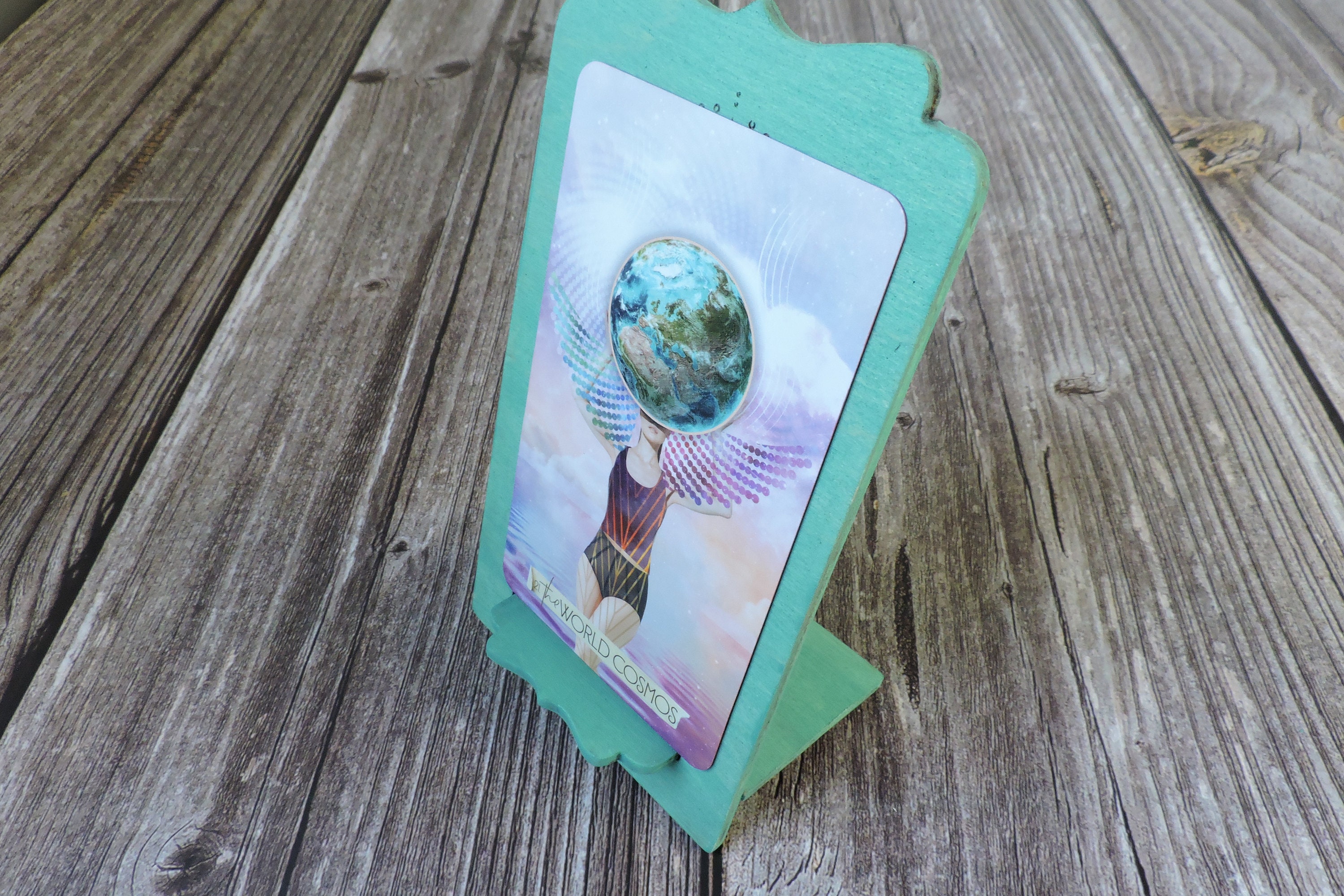 Engraved Single Tarot Stand & Oracle Stand for Tarot Cards and - Etsy UK