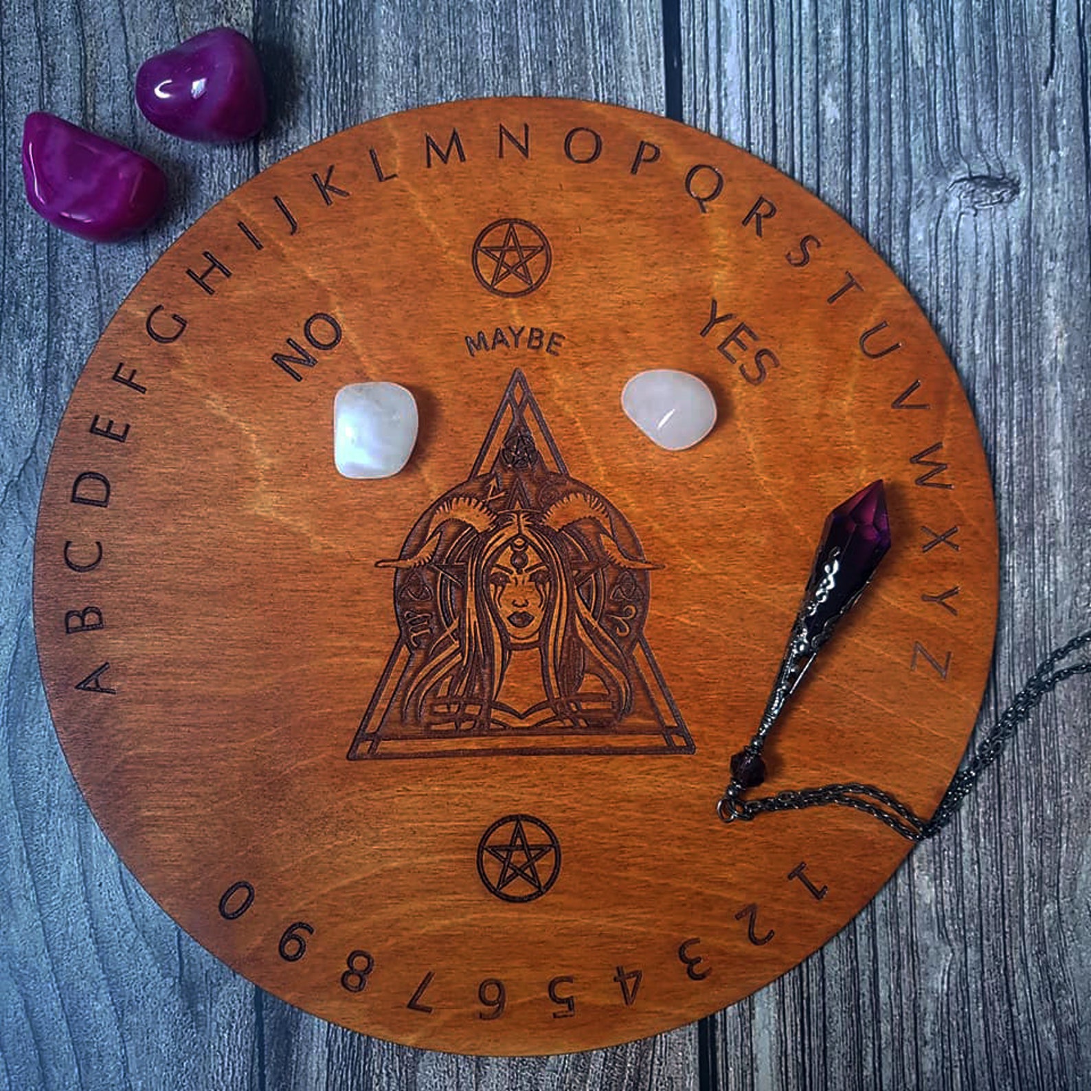 Pendulum Board Pendulum Grid Divination Tool Meditation - Etsy