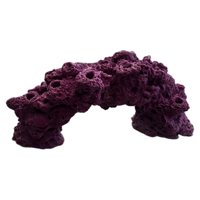 Frag Rock for Live Coral 16 Hole Frag Arch: Sandbed Aquarium Plug Rack ...
