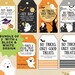 Printable Halloween Favor Tags Gift Tags Halloween Treats Digital ...