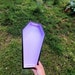 Pastel Goth Lavender & Black Coffin Tray Halloween Decor - Etsy
