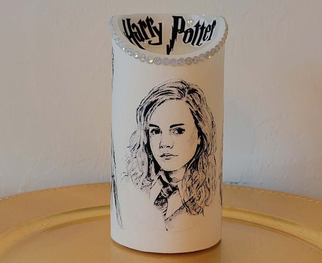 Led Pillar Candle With Harry Potter Inspired Theme - Etsy
